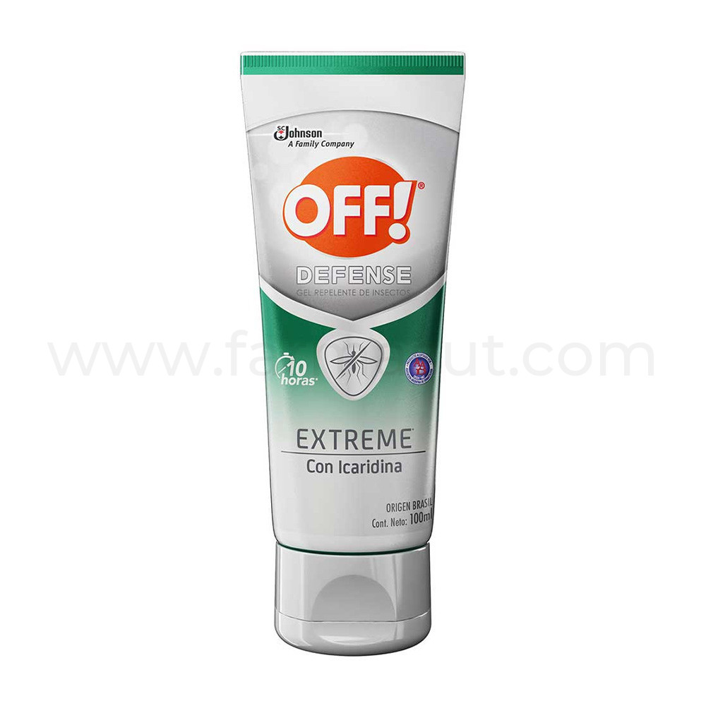 Repelente Gel Off Defense Extreme 100 ml – Farmasut